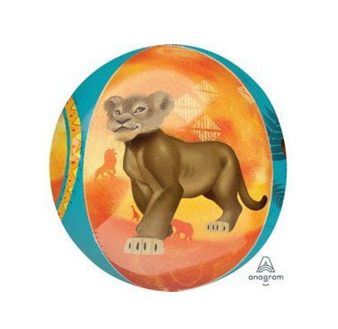 Lion King Orbz Balloon Birthday Baby Showers Welcome Baby Simba Timon ...