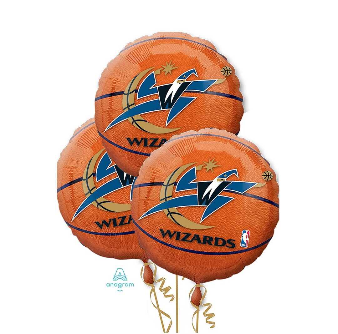 Washington Wizards 3 Piece Basketball Foil Balloons - Etsy