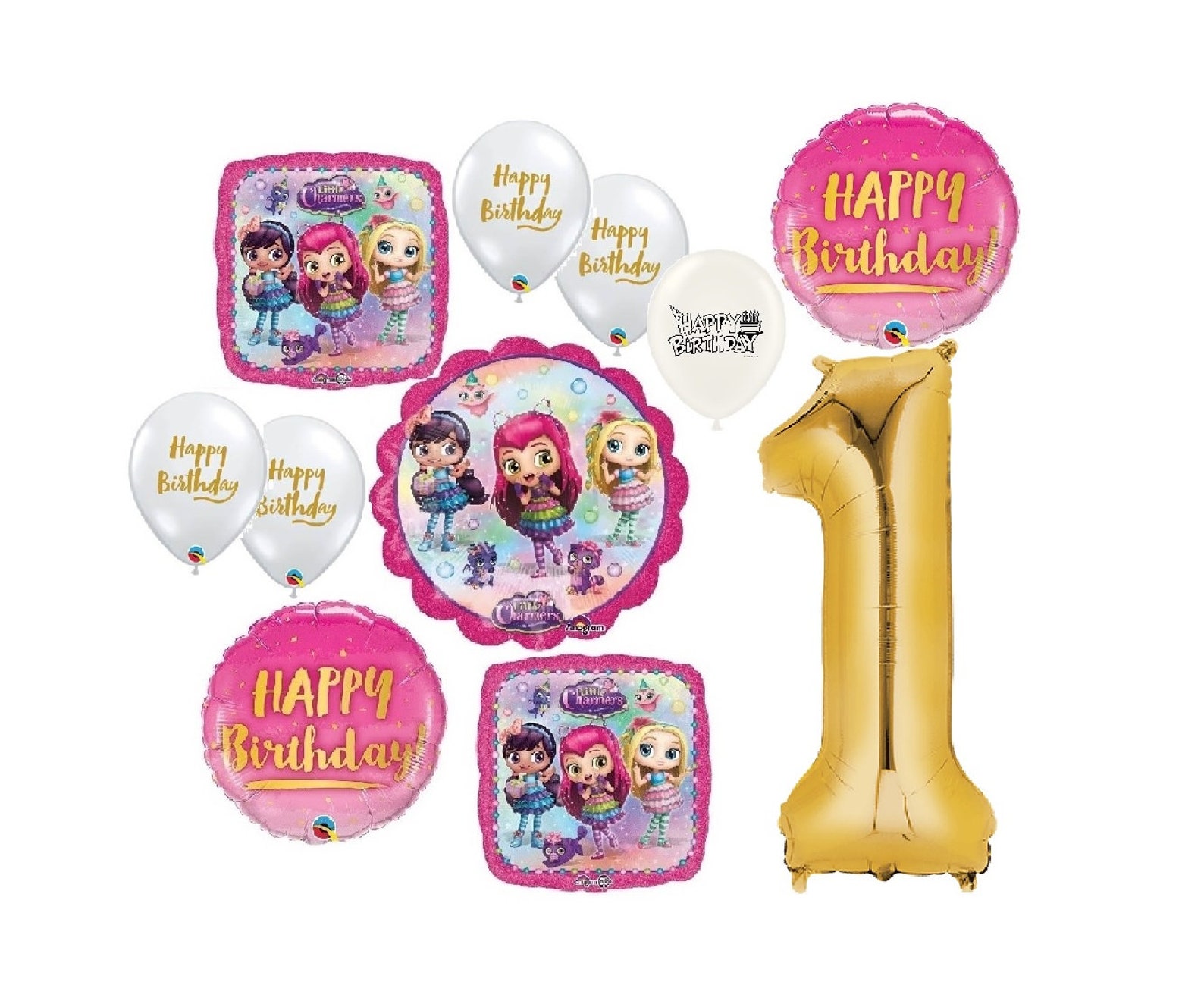 Little Charmers Happy Birthday Party Decorations Bouquet of - Etsy