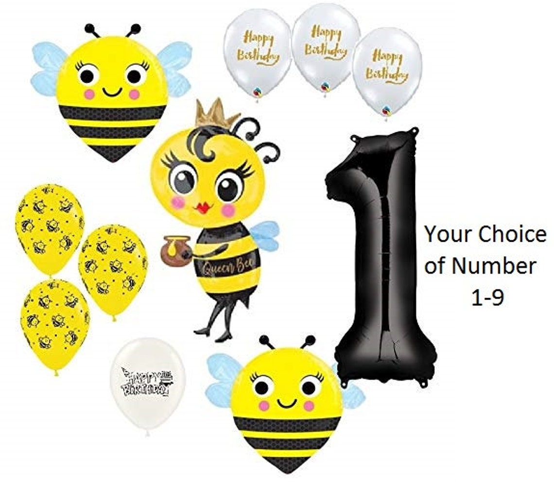 Ultimate Queen Bee Birthday Party Bouquet of Balloons your - Etsy