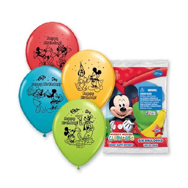 Latex Mickey Mouse Balloons - Etsy