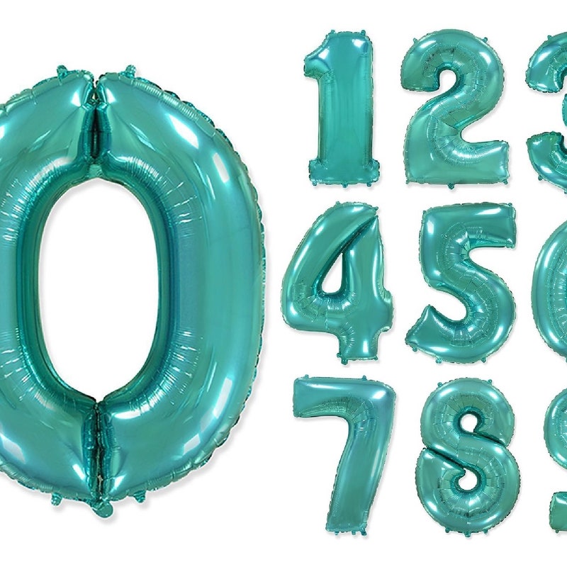 Teal Balloons - Etsy