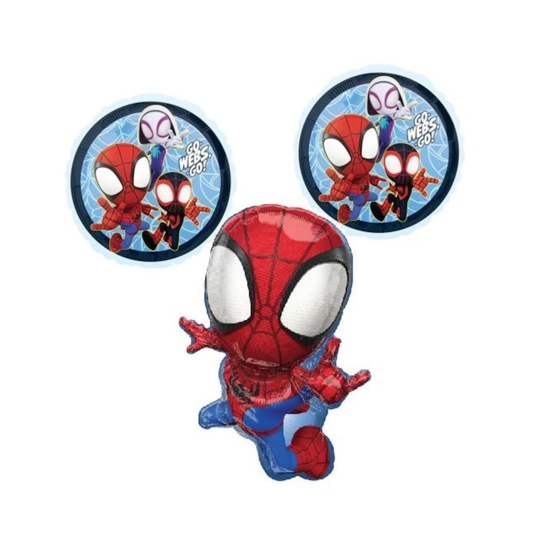 3 Piece Spidey and His Amazing Friends Balloon Set - Etsy