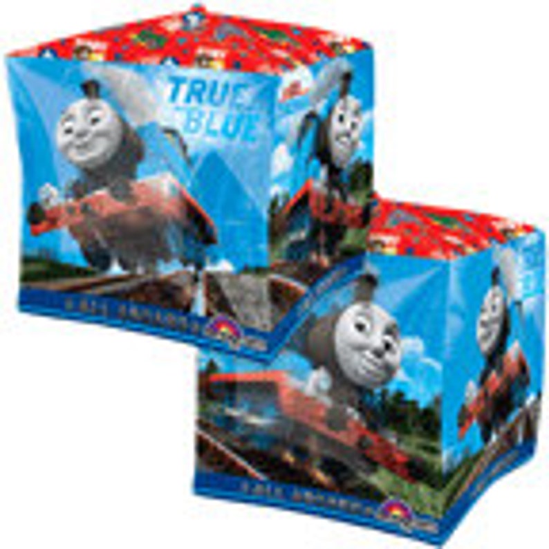Thomas the Tank Engine Train Cube Mylar Party Balloon - Etsy