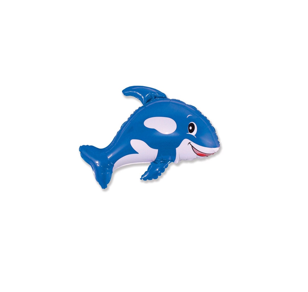 32" Blue Whale Orca Party Foil Balloon - Etsy
