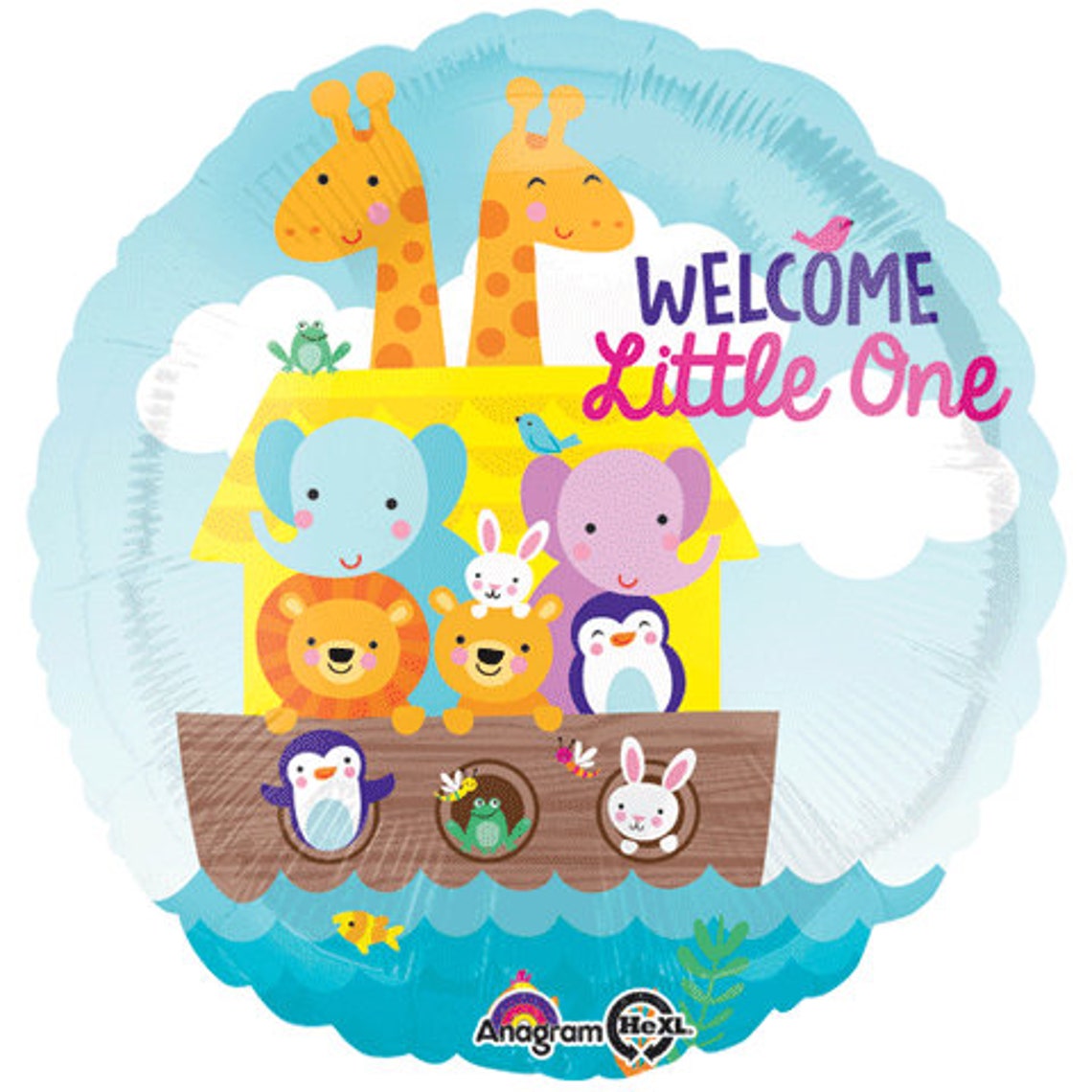 Noah's Ark Welcome Baby Shower Party Balloon Bouquet - Etsy