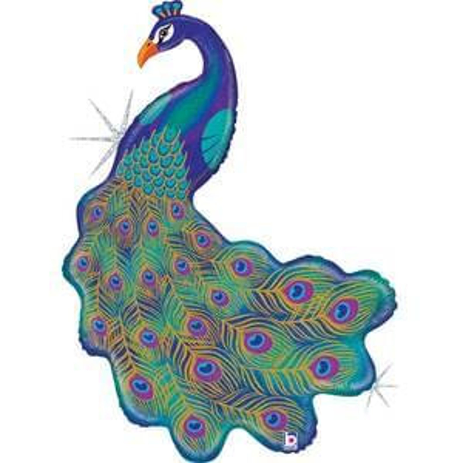 Colorful Glitter Peacock Party Event Decoration Balloon Set - Etsy