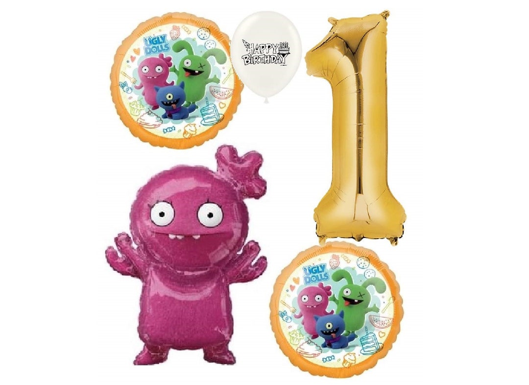 Ultimate Ugly Dolls Moxy Birthday Party Bouquet of Balloons (your ...