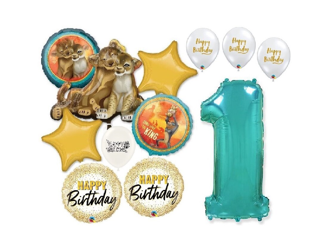 The Ultimate Lion King Simba Theme Happy Birthday Party Bouquet of ...