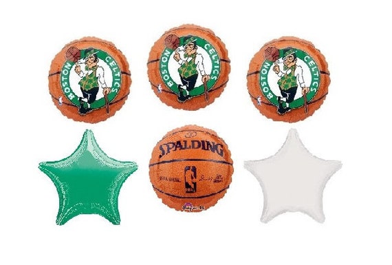 Boston Celtics Baloncesto 6 pieza Balloon Party Bouquet | Etsy