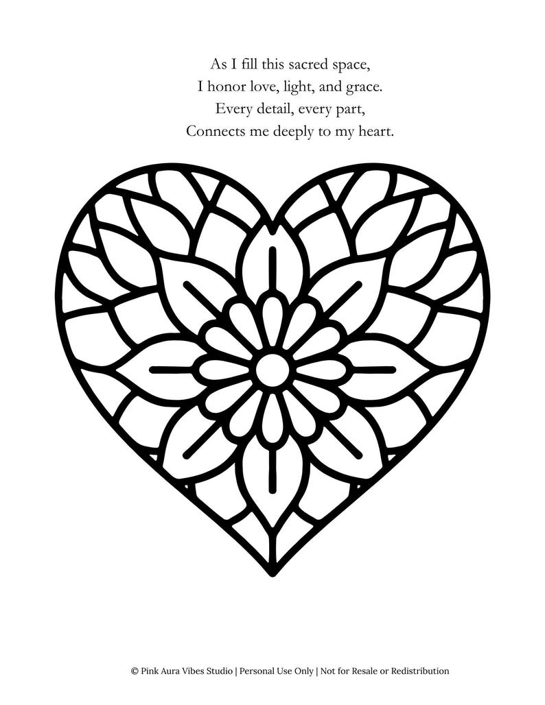 Mandalas and Mantras Coloring Pages: Relaxation and Mindfulness ...