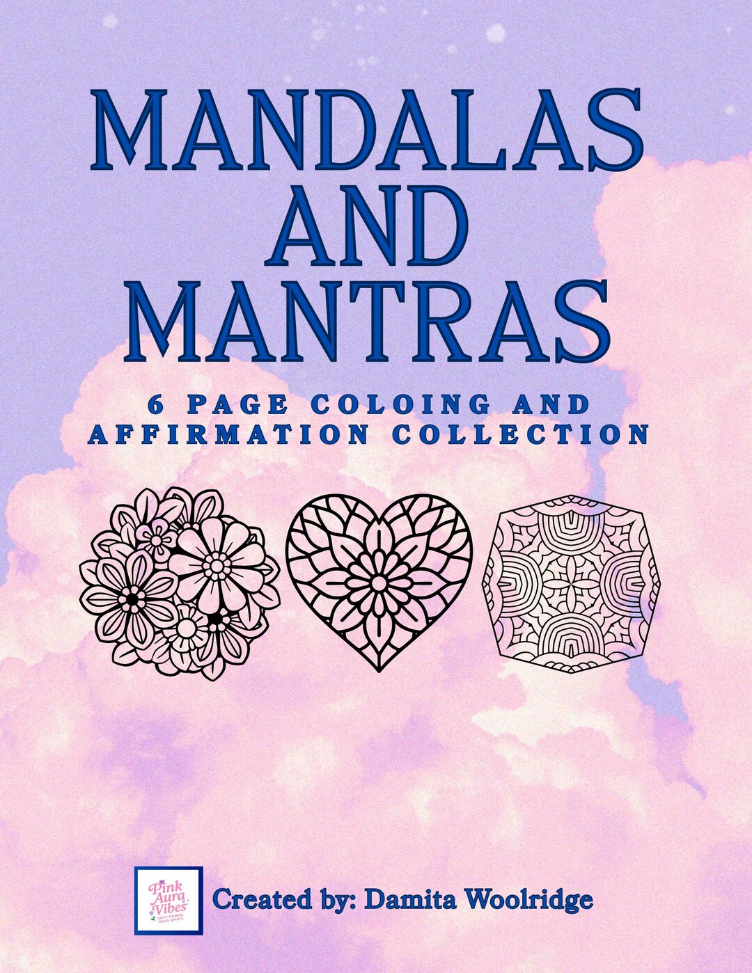 Mandalas and Mantras Coloring Pages: Relaxation and Mindfulness ...