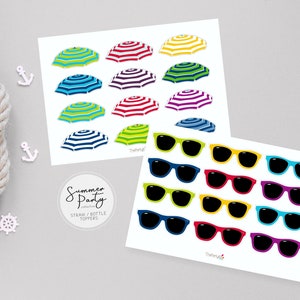 Summer Party Printable Decor, Beach Party Printables, Pool Party ...