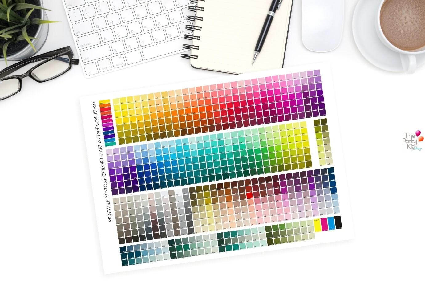 Printable Digital Color Chart- the Ultimate Resource for Printable ...