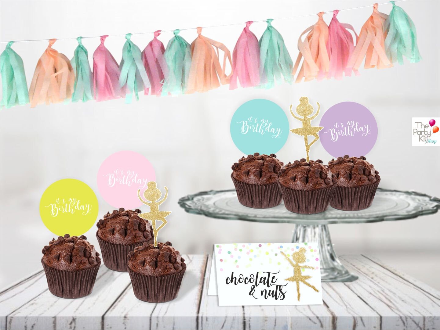 Ballerina Printable Toppers / Instant Download - Etsy