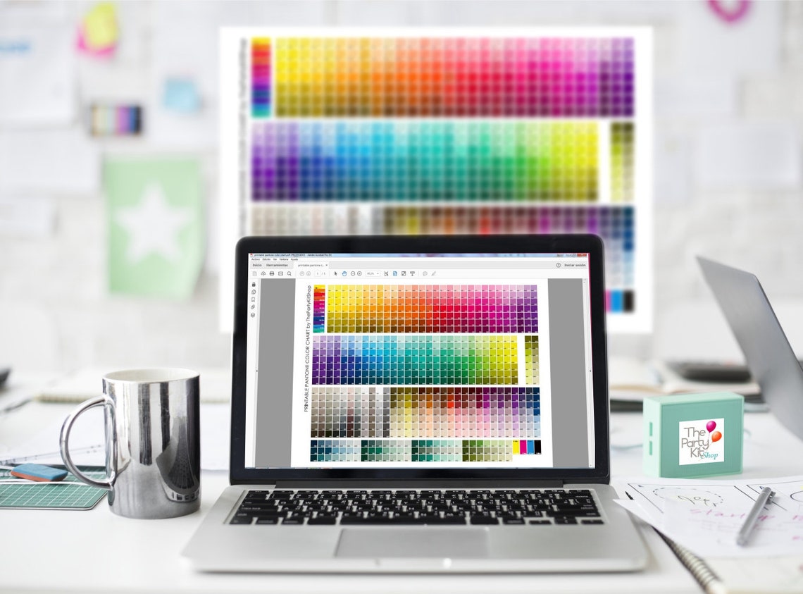 Printable Digital Color Chart- the Ultimate Resource for Printable ...