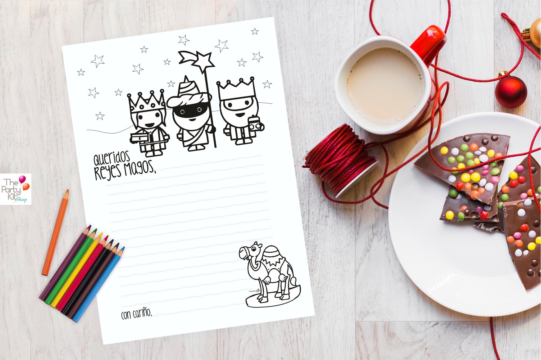 Printable Santa's Letter ENGLISH & SPANISH PACK /instant Download - Etsy