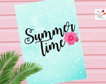 Summer Printable Sign Wall Decor/instant DOWNLOAD - Etsy