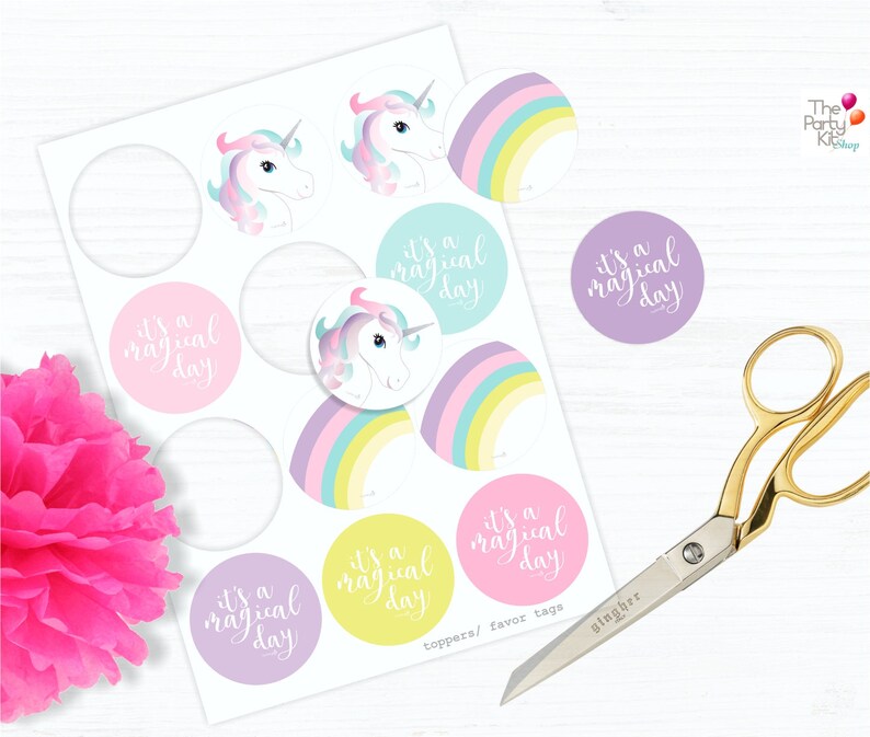 Unicorn & Rainbow Party Printables SUPER VALUE PACK /instant Download ...