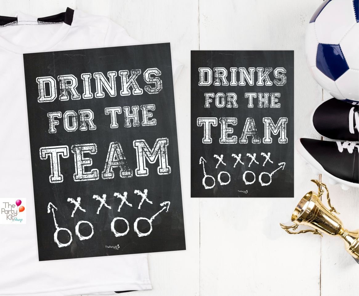 Sports Deco Signs / Party Decor, Sports Party Decor, Sports Sign ...