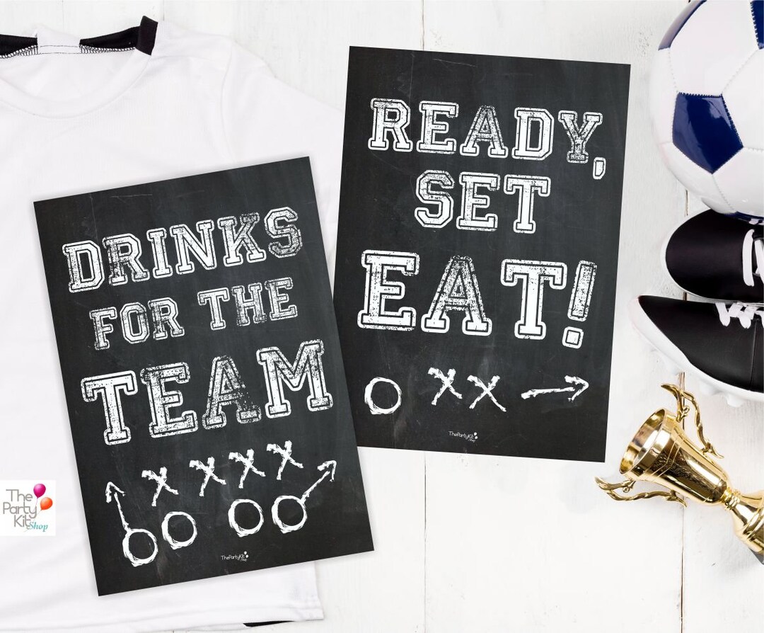 Sports Deco Signs / Party Decor, Sports Party Decor, Sports Sign ...