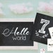Chalkboard Printable Baby Milestone Cards/instant Download - Etsy