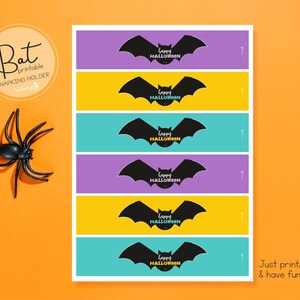 Bat Halloween Decoration, Halloween Printables / Instant Download - Etsy