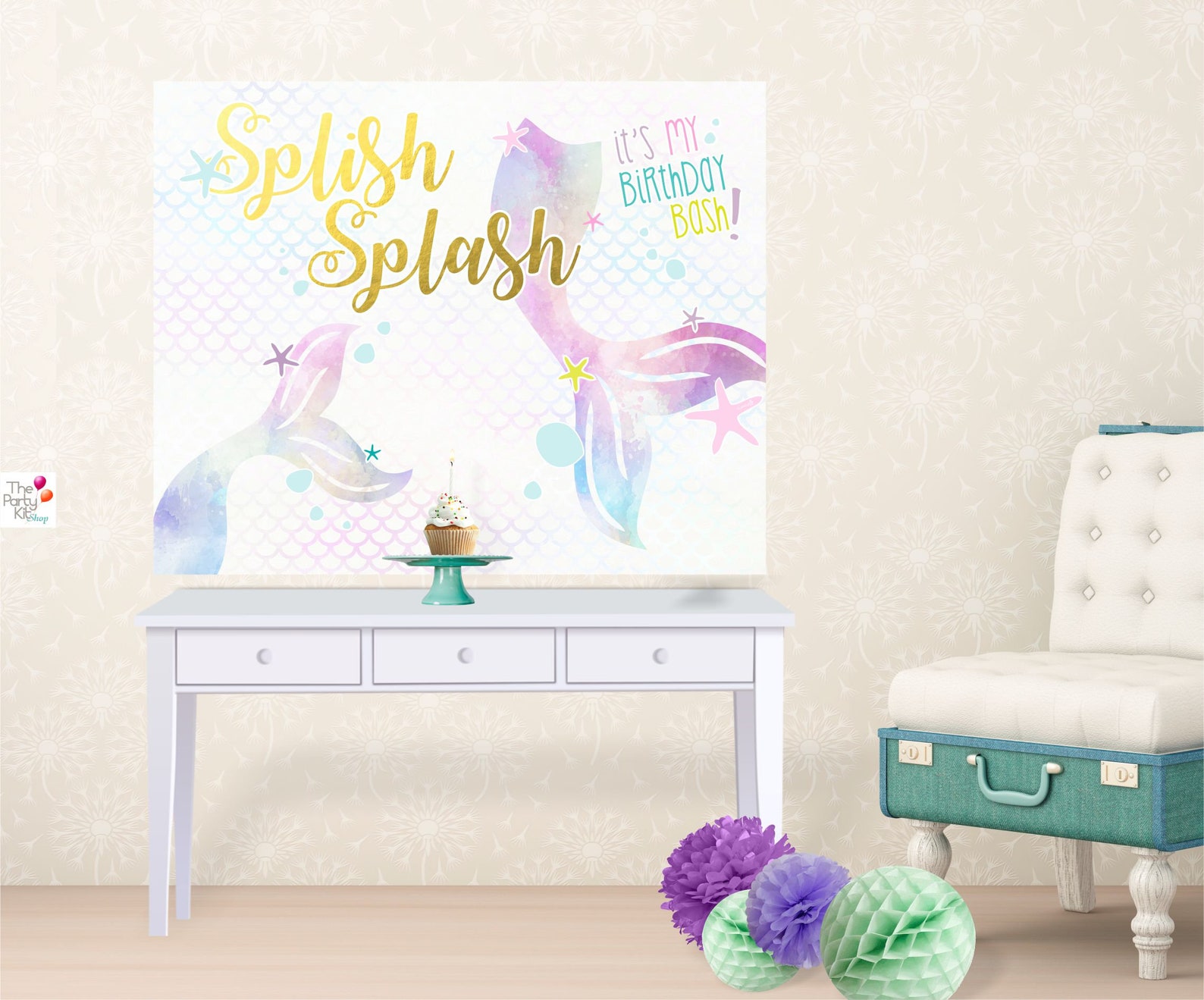 Mermaids Poster /mermaids Party Decor, Mermaids Party Printable ...
