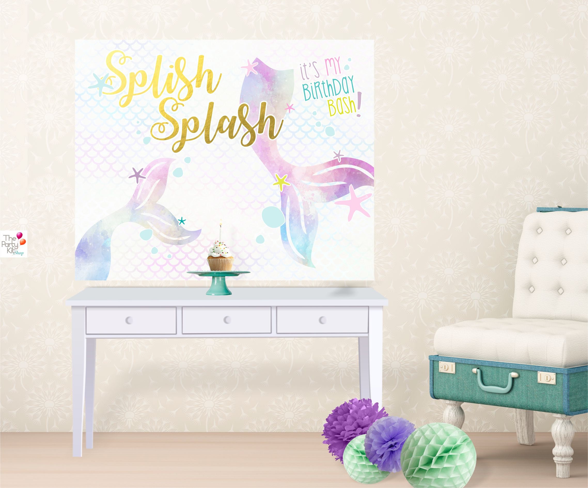 Mermaids Poster /mermaids Party Decor, Mermaids Party Printable ...