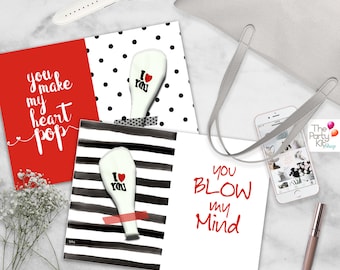 Heart Attack Printable Hearts Kit Positive Affirmations - Etsy