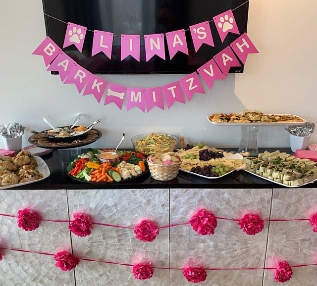 Dog Bark-mitzvah ANY BREED / PAWPRINT Jewish Dog Banner - Etsy