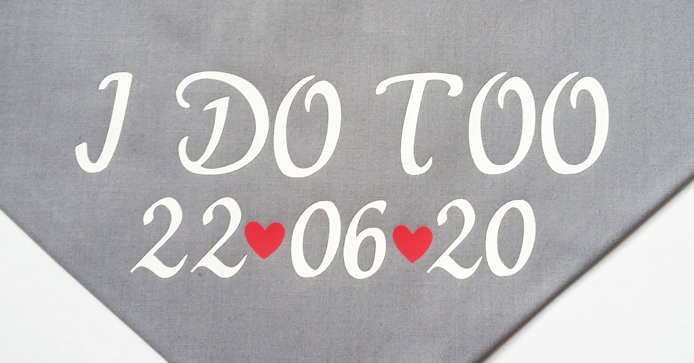 ANY COLOUR I Do Too Personalised Personalized Dog Wedding | Etsy