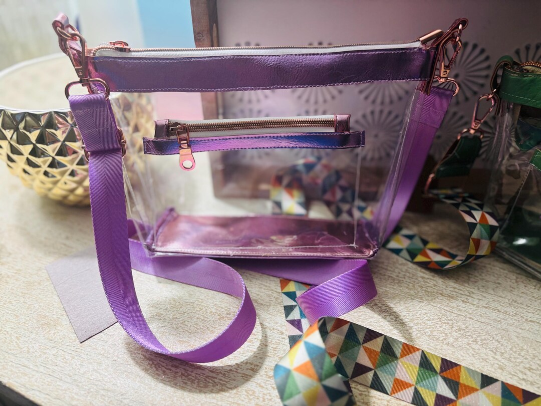 Vinyl Crossbody Stadium Bag *credit to Sallie Tomato for the Pattern ...