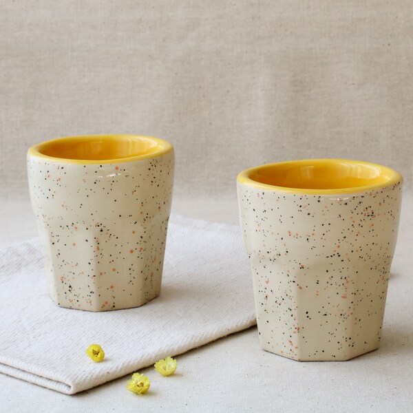 Ceramic Water Glass - Etsy