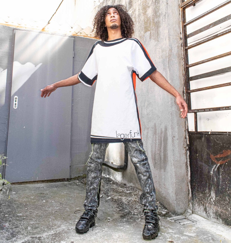 Graphic Oversized T-shirt/dress, Kimono Sleeves, Oversized, Custom ...