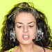 Custom Headset/headphones, Metal, Fur,skull, Upcycled, Cyber, Punk ...