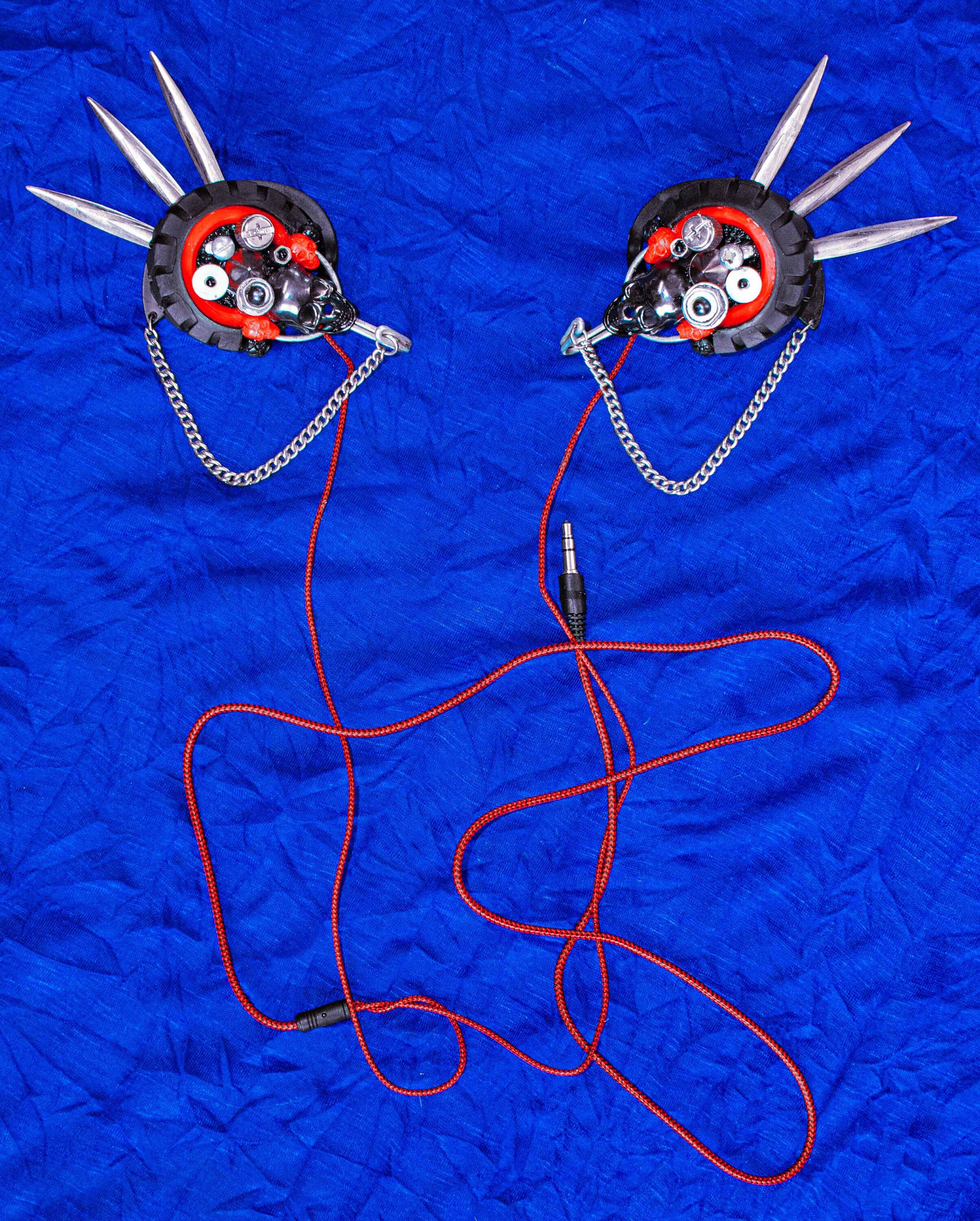 Custom Headphones, Upcycled, Cyber, Punk, Rave, Goth, Post Apocalyptic ...