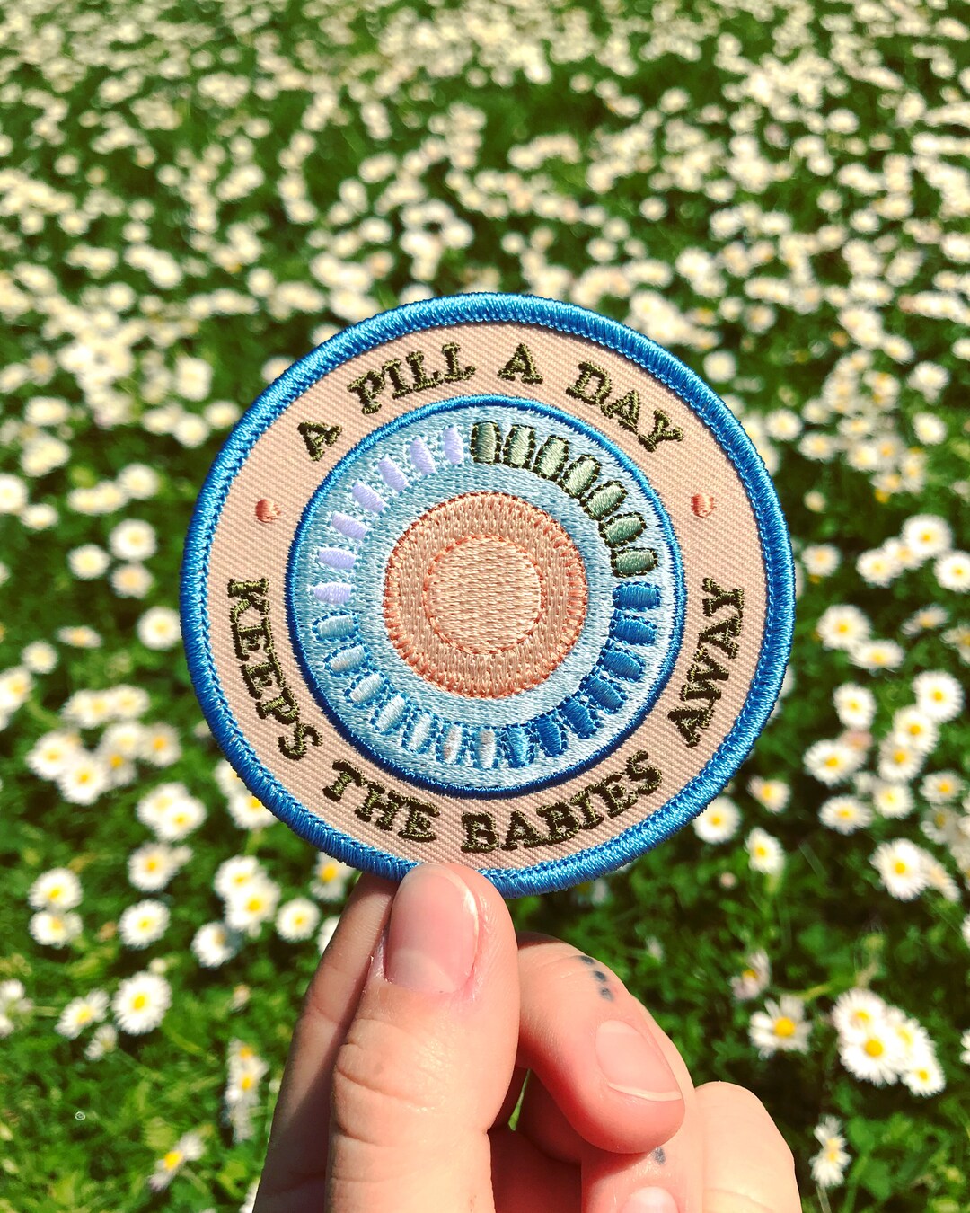 Birth Control Jacket Patch a Pill A Day Keeps the Babies Away - Etsy