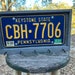 Custom Rustic Empty Wood License Plate Display Frame With Key - Etsy