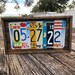 Custom Date Sign Anniversary or Wedding License Plate Art - Etsy