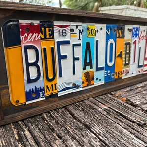Buffalo Bills License Plate Art Sign New York Football Team - Etsy
