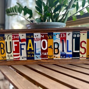 Buffalo Bills License Plate Art Sign New York Football Team Gift for ...