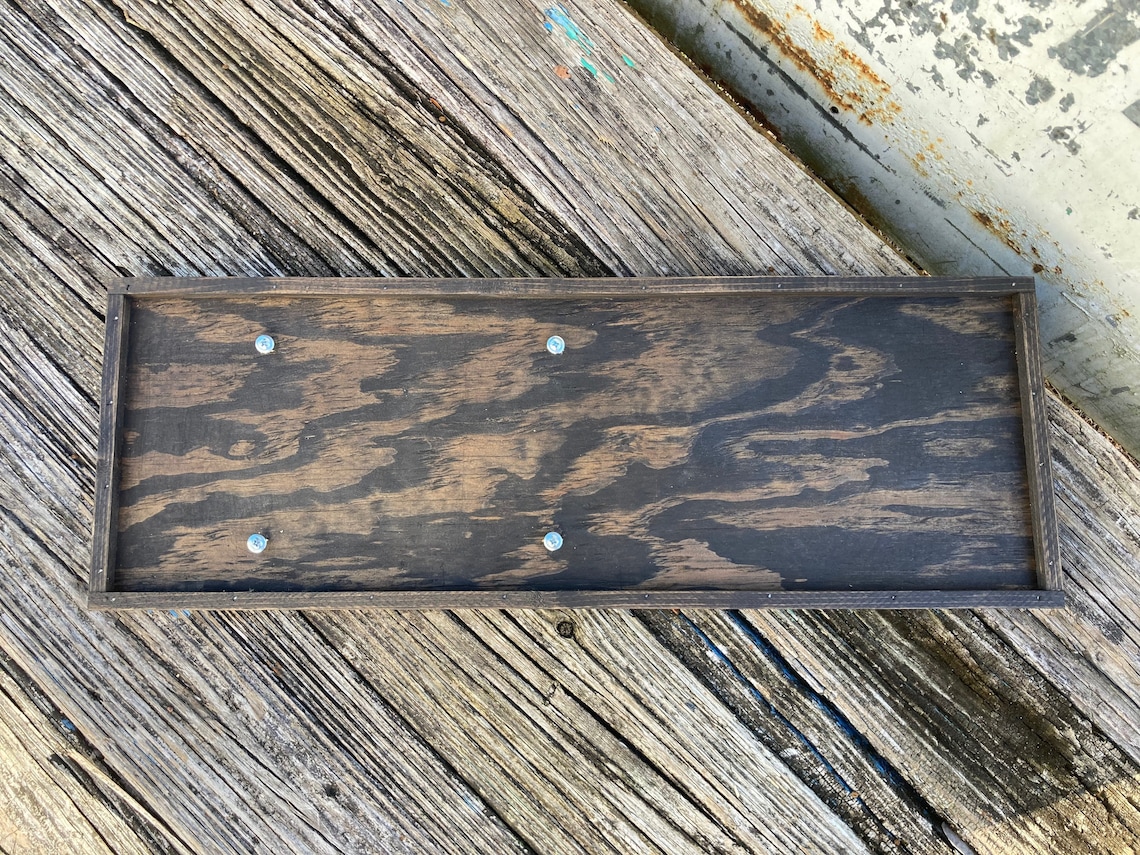 Rustic Custom Frame Display for a License Plate and a 5x7 - Etsy