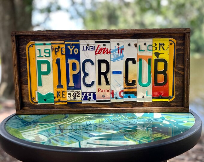 PIPER CUB Sign License Plate Sign Vintage Airplanes - Etsy