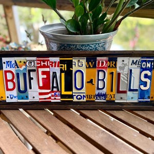Buffalo Bills License Plate Art Sign New York Football Team Gift for ...