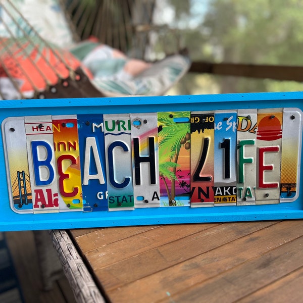 Florida Sunset License Plate - Etsy