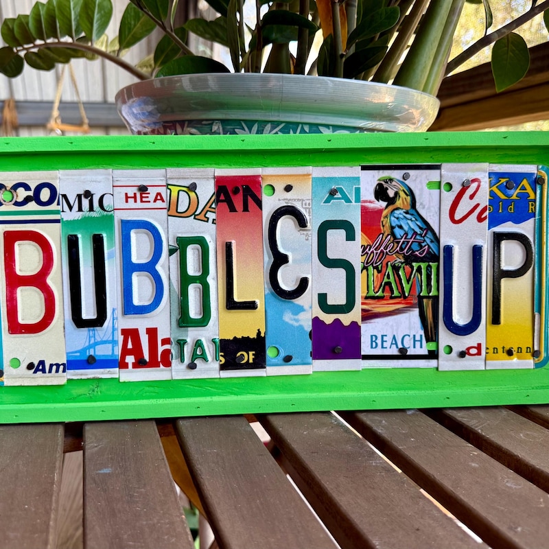 Bubbles up Lighted Sign - Etsy