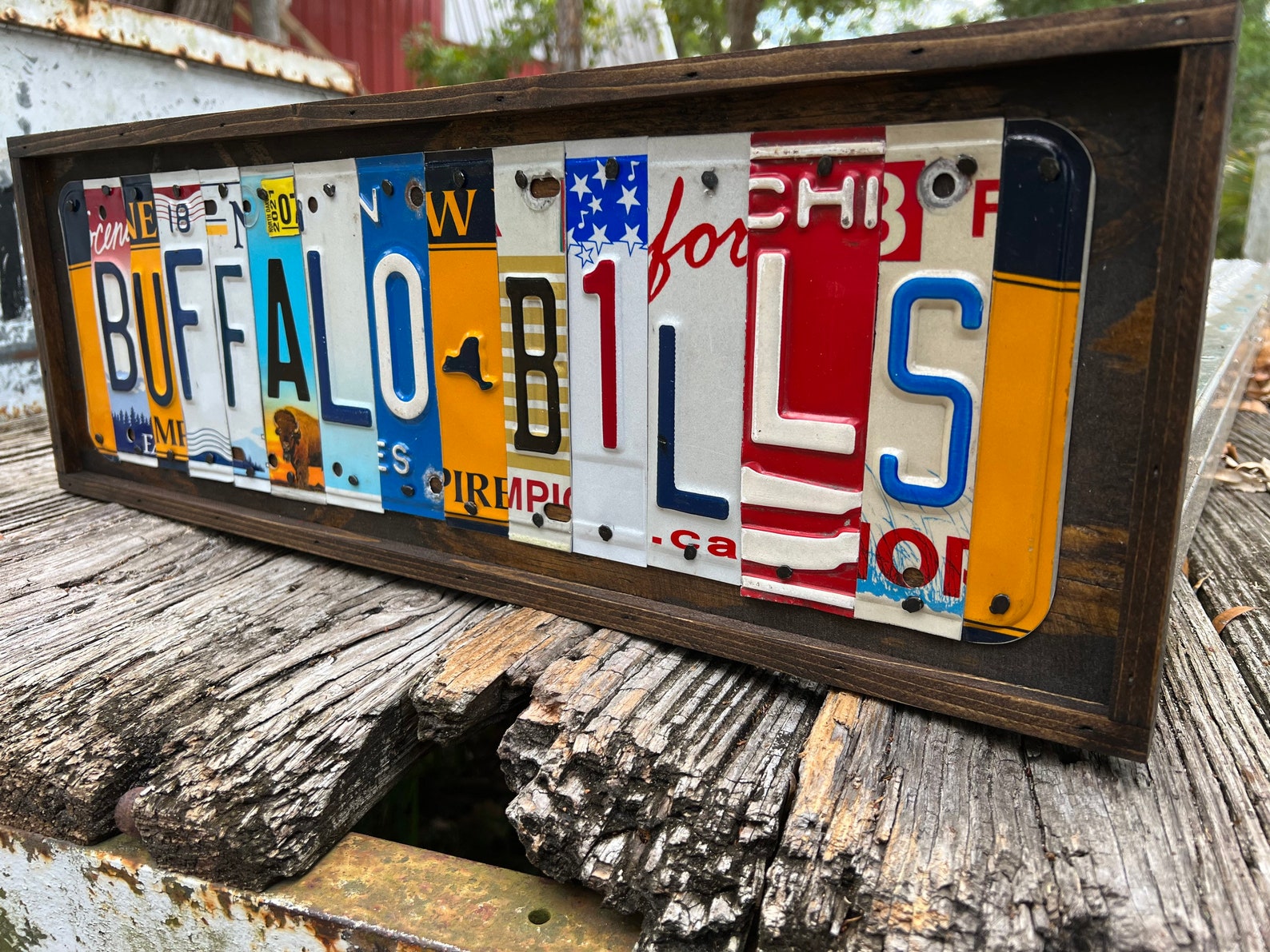 Buffalo Bills License Plate Art Sign New York Football Team - Etsy