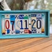 Custom Date Sign Anniversary or Wedding License Plate Art - Etsy