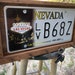 Custom Rustic Empty Wood License Plate Display Frame With Key - Etsy